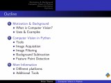 Python In Computer Vision Pdf