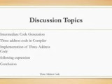 Presentation Intermediate Code Generation Pptx