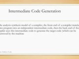 Presentation Intermediate Code Generation Pptx