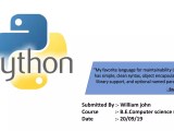 Presentation On Python Pptx