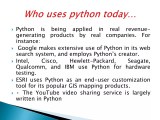 Presentation On Python Ppt