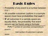 Probability Models Basic Rules Pptx