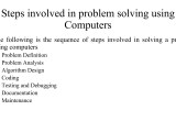 Problem Solving And Programming Using C Pdf