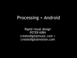 Processing For Android Getting Started Ppt