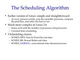 Process Scheduling Linux Ppt