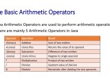 Programming In Java Introduces Operators In Java Pdf
