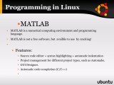 Programming In Linux Presentation Odp