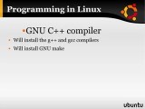 Programming In Linux Presentation Odp