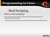Programming In Linux Presentation Odp
