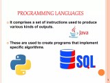 Programming Languages Java Python Sql And Compare Between C And