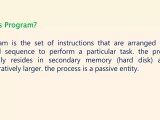 Difference Program Vs Process Vs Thread Pptx