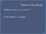 Psycopg2 Connect To Postgresql Using Python Script Pptx