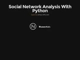 Pycon Apac 2014 Social Network Analysis Using Python David Chiu Pdf