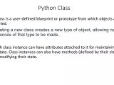 Python Classes Pptx