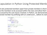 Python Encapsulation Pptx