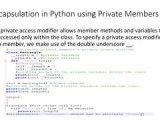 Python Encapsulation Pptx