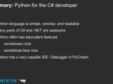 Python For The C Developer Pdf