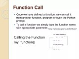 Python Functions Pptx