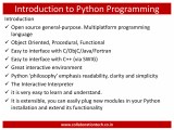 Introduction To Python Basics Programming Ppt