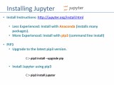 Python Installing And Using Python And Jupyter Notepad Pptx
