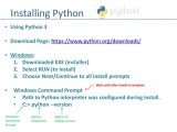 Python Installing And Using Python And Jupyter Notepad Pptx