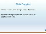 Python While Döngüsü Pdf