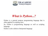 Python Tutorial For Beginners Tib Academy Pptx