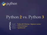 Python 2 Vs Python 3 Pdf
