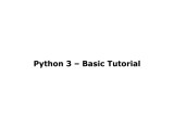Python 3 Tutorialspoint Full Cource Book Pdf