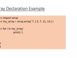Python Array Pptx