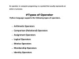 Python Basic Operators Pdf Programming Languages Computing