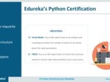 Python Certification Data Science With Python Certification Python