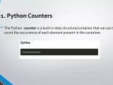 Python Collections Module Pptx