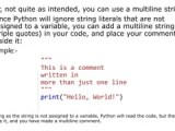 Python Comments And Variables Pptx