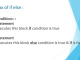 Python Conditional Statement Pptx