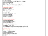 Python Course Syllabus Pdf