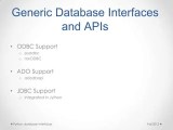 Python Database Interfaces Pptx
