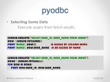 Python Database Interfaces Pptx