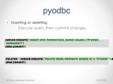 Python Database Interfaces Pptx Databases Computer Software And