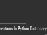 What Is Dictionary In Python Python Dictionary Tutorial Edureka Pdf