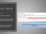 Python Error Handling Pptx