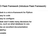 Python Flask Framework Pdf