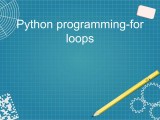 Python For Loop Pptx