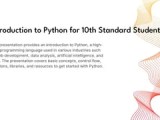 Python Programming Introduction For Students Pptx