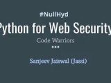 Python For Web Security Beginner Ppt