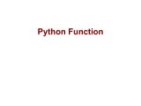 Python Function Pdf