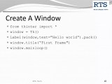 Python Gui Programming Ppt