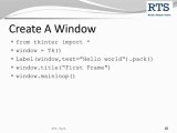 Python Gui Programming Ppt