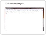 Python Integrated Development Environment Pptx