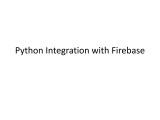 Python Integration With Firebase Pptx Web Development Internet